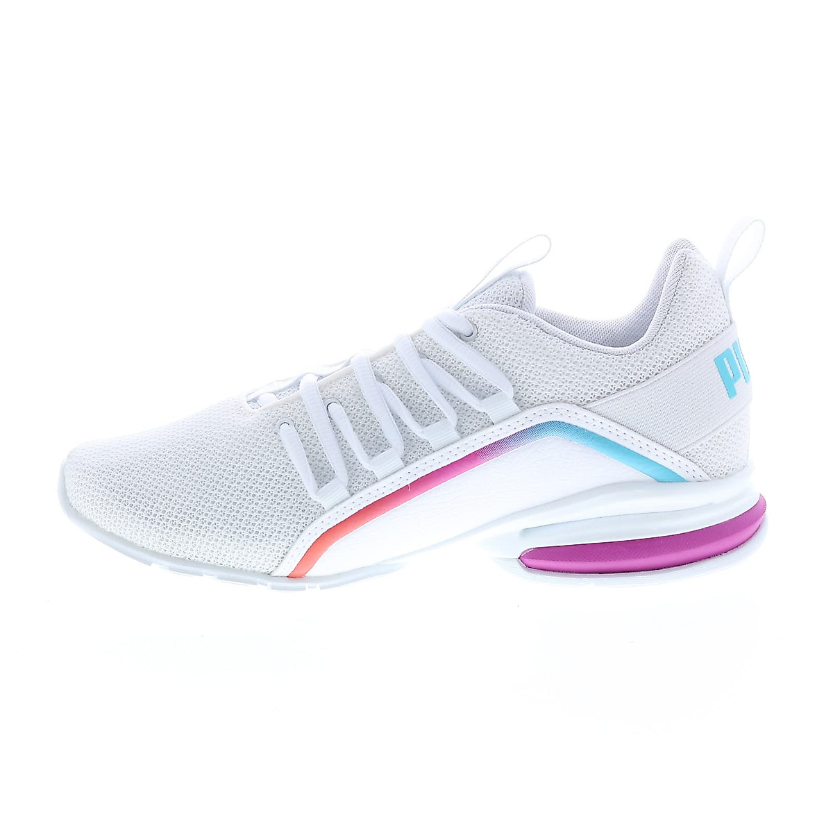 PUMA Axelion Light Fade Sneaker Womens Running 75 BM US WhiteBlue