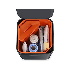 Joseph Joseph Intelligent Totem Compact Waste Separation & Recycling Unit-Graphite, 40 Liter/10.6 Gallon