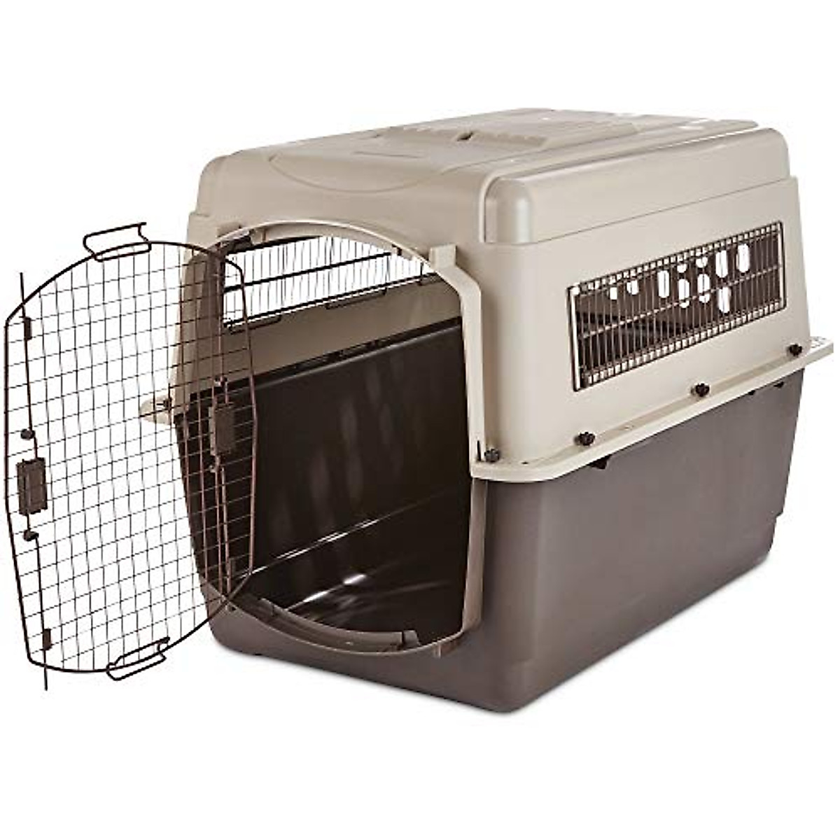 Petmate Ultra Vari Dog Kennel for Medium to Large Dogs (Durable, Heavy Duty Dog Travel Crate, Made with Recycled Materials, 40 in. Long) 70 to 90 lbs, Made in USA