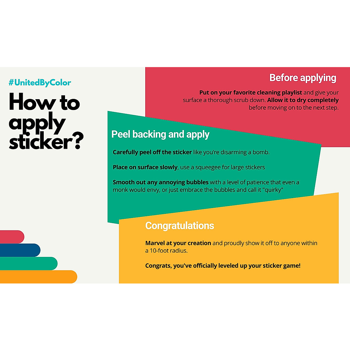 United by Color German Shepherd Sticker 5x5 Inches - Strong Adhesive Waterproof German Shepherd Accessories - Does not Fade, Used for Car, Laptop, Truck, Water Bottle, Helmet, RV (Brown)