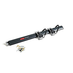 Rubbermaid FastTrack Garage Storage Bike Storage Kit, 3 Piece, All in One Rail Hook Kit Organizer, Heavy Duty Organization for Home/Garage/Wall/Shed