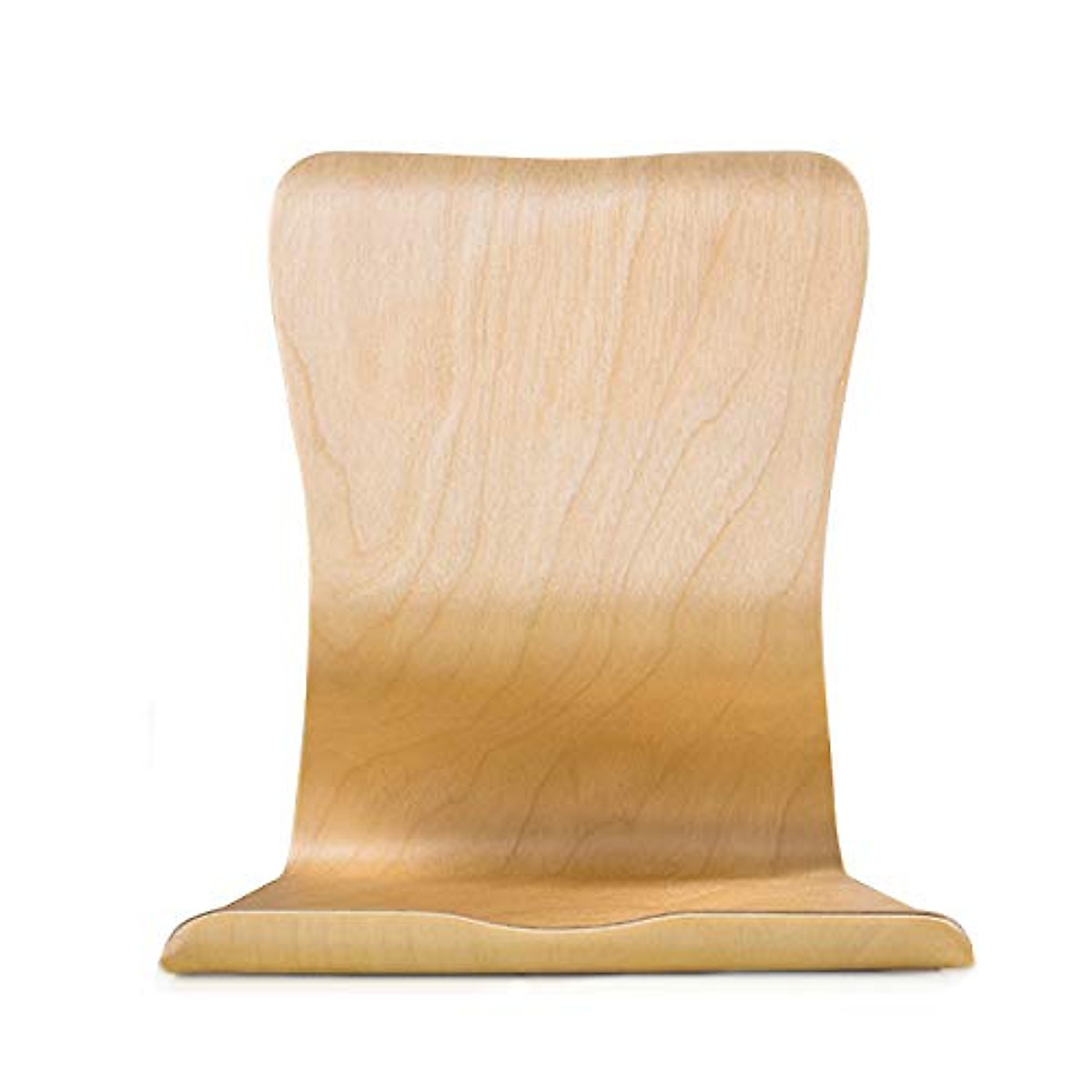 MOCOHANA Vinyl Record Display Stand Shelf Premium Wood LP Album Storage Holder Home Office Storage Rack Compatible with All CDs,Burlywood