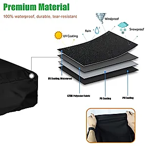 WOMACO 22 inch Griddle Cover for Blackstone Tabletop Griddle with Hood, Waterproof 22 inches Table Top Grill Cover Heavy Duty Griddle Covers