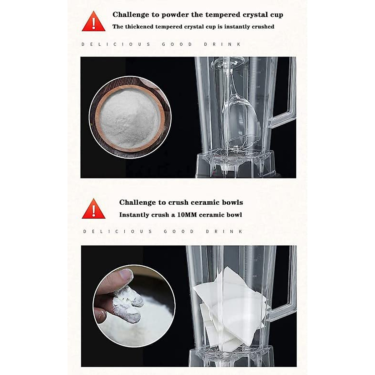 Powerful 4500-Watt Professional high speed Blender, Personal Blender for Shakes and Smoothies, High-Power Blender for Juice, Soups, frozen drinks and More, Stainless Steel Blades, Easy Self-Cleaning