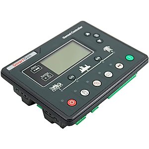 YFYIQI Automatic Start/Stop Engine Set Controller Genset Controller with SMS Function Silicon Panel Pushbuttons RS485 Communication Port Frequency 50/60Hz