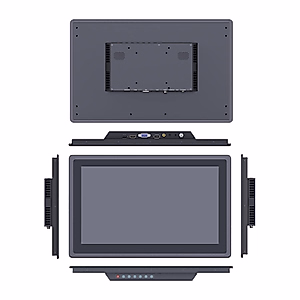 LILLIPUT 15.6" TK1560/T 10-Point Touch Screen Monitor and 1000 nits high Brightness IP65 Front Panel Design with HDMI, VGA, AV Metal Frame Touch Screen Monitor