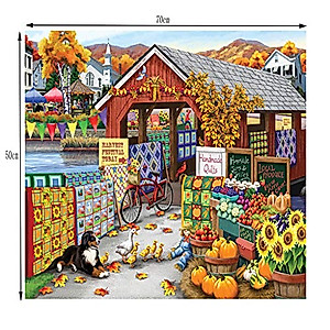 melupa 1000 Piece Jigsaw Puzzle for Adults & Kids, Floor Puzzle Intellectual Game Learning Education Decompression Toys