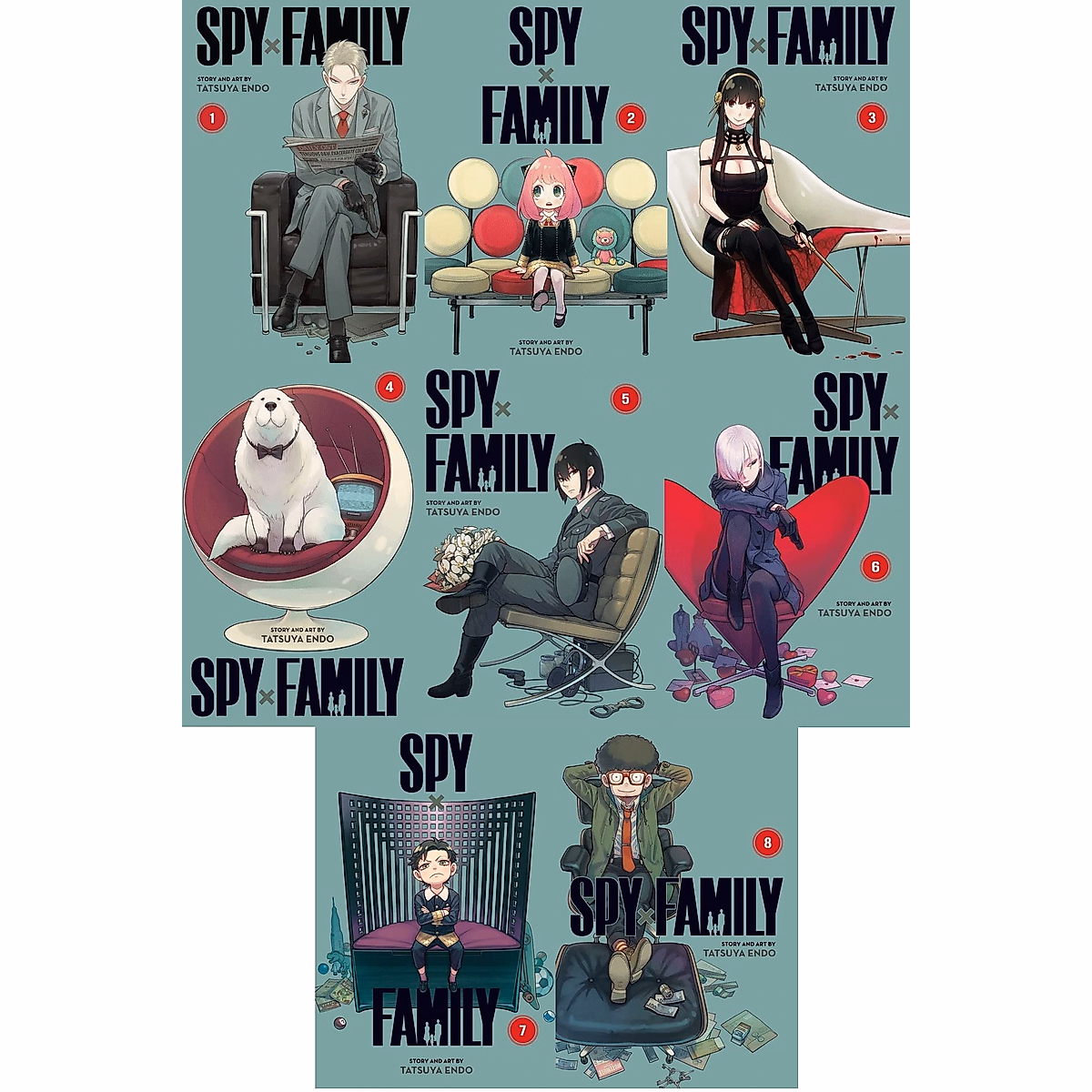 viz media, Spy x Family Collection Set Volumes 1-6 by Tatsuya Endo