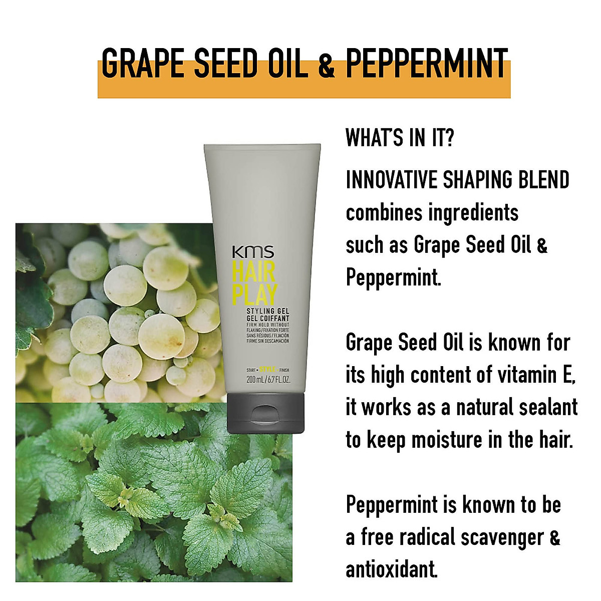 KMS HairPlay Styling Gel 200ml