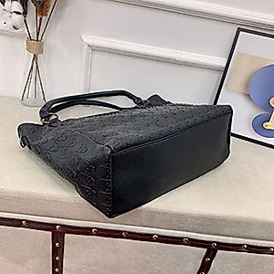 DDQYYSPP Handbags and Purses for Women Leather Shoulder Bag Skull Print Satchel Fashion Top-Handle Tote Ladies Wallet