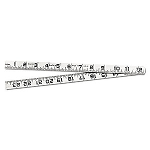 Lufkin 86 3/4-Inch by 2-Feet Steel Blacksmith-Feet Rule