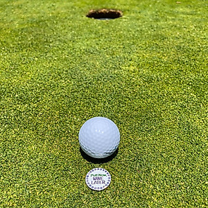 Giggle Golf Bling Putt Now, Wine Later Golf Ball Marker with A Magnetic Hat Clip | Fun Golf Accessories for Women