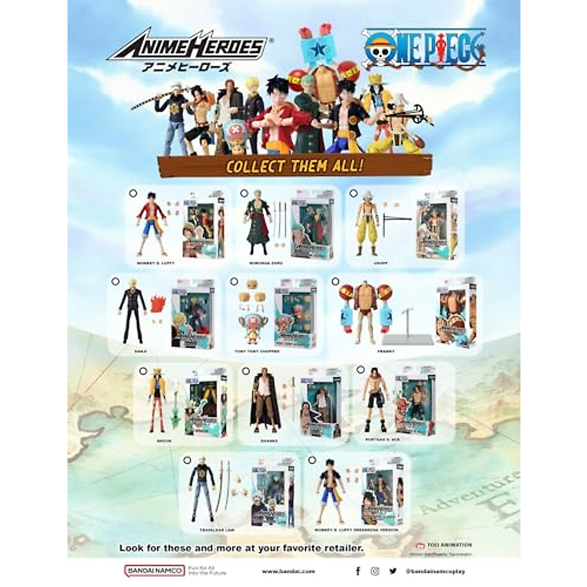 ANIME HEROES - One Piece - Chopper Action Figure