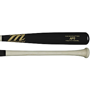 Marucci AP5 Youth Model Maple Wood Baseball Bat, Natural/Black, 31"
