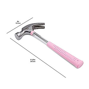 Amazon Basics 8-Ounce Hammer, Pink