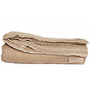 Handicraft Mart Himalayan Extra Large Cashmere Throw,Natural Cashmere Blanket 90" x 108",Hand Made in Nepal … (Beige)