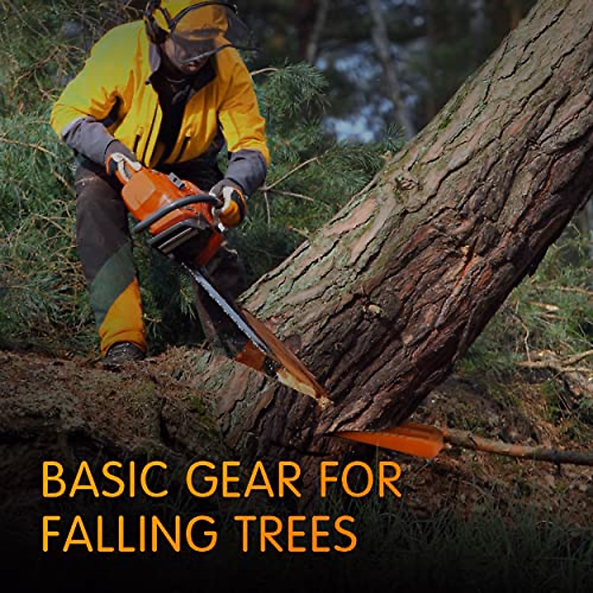 NEO-TEC 6 Pack Tree Felling Wedges with Spikes for Safe Tree Cutting (5.5"+8"+10", 2+2+2)