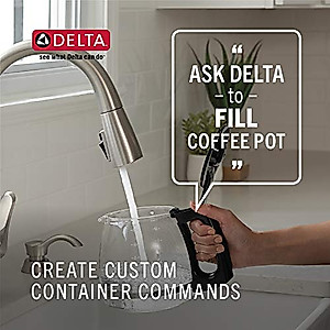 Delta Faucet VoiceIQ Module for Delta Touch2O Kitchen Sink Faucets, Alexa and Google Assistant Voice Activated, Smart Home, EP100855