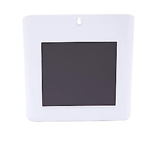 Juvale Magnetic Lint Bin for Laundry Room, Lint Holder, Hanging, Wall Mounted Trash Can Bin, Small Waste Basket, Laundry Decor and Accessories (White, 9.25x9.25x2.75 in)