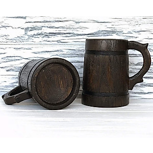 Dungeon Master Beer Mug. Wooden Beer Mug. Dungeon and Dragons Mug. Dungeon Master Personalized Mug. D&D Gift. Personalized Beer Stein. Best Gift. Personalized Gamer Gift Beer Tankard K150