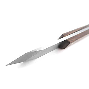 Mikov V2003009 Dual Bevel Marking Knife 0.100 Inch Thick Blade 1/2 inch Wide 1-7/8 Long with Rosewood Handle Stainless Steel Hardened to HRC 57 (Black-1)