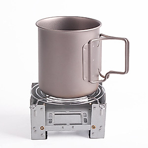 LEIPUPA Stove Folding Emergency Camping Stove with Pot Support Rack, Ultra Lightweight & Easy to Use