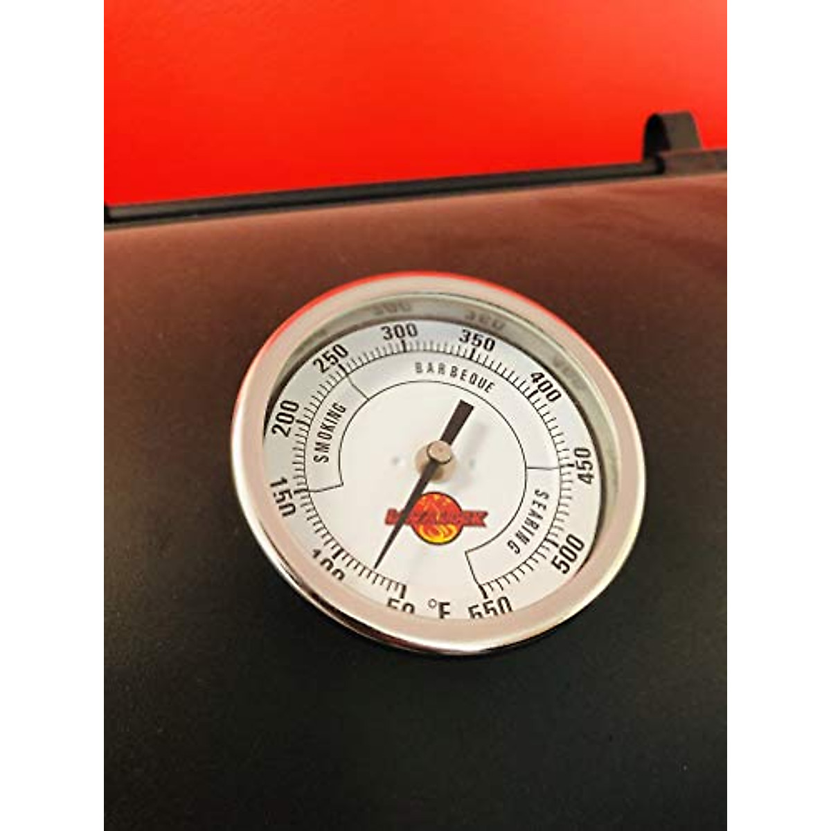 LavaLock® 3" Adjustable Gas Charcoal Smoker Pit Grill BBQ Thermometer Electric Heavy Duty Stainless 2.5" stem