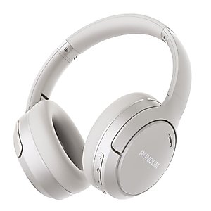 RUNOLIM Hybrid Active Noise Cancelling Headphones, 70H Playtime, Built-in Microphone, Bluetooth Wireless Over Ear Foldable Headphones with HiFi Audio, Home Travel Office
