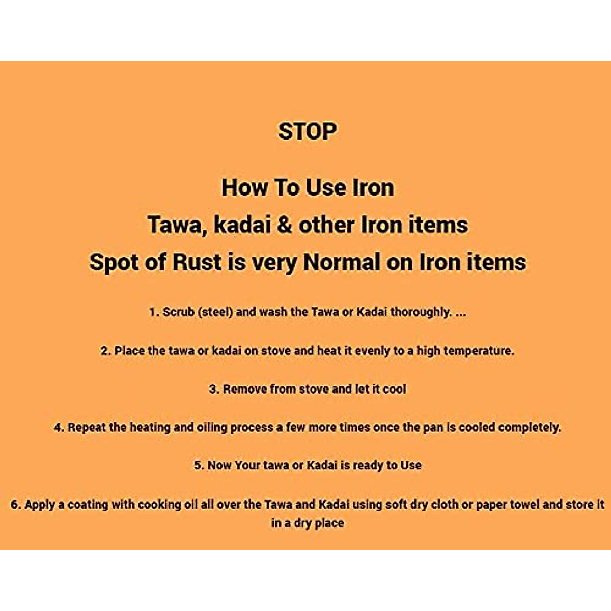 Marshal 11 INCH INDIAN PURE IRON LOHA KADHAI DEEP FRYING PAN KADHAI FOR FRYING, COOKING