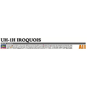 Hasegawa 00141 1/72 UH-1H Iroquois Huey Helicopter Plastic Model Kit A11