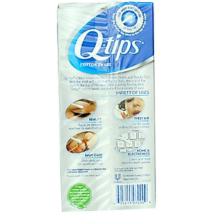 Q-TIps Cotton Swabs 170 Count (Pack of 3)