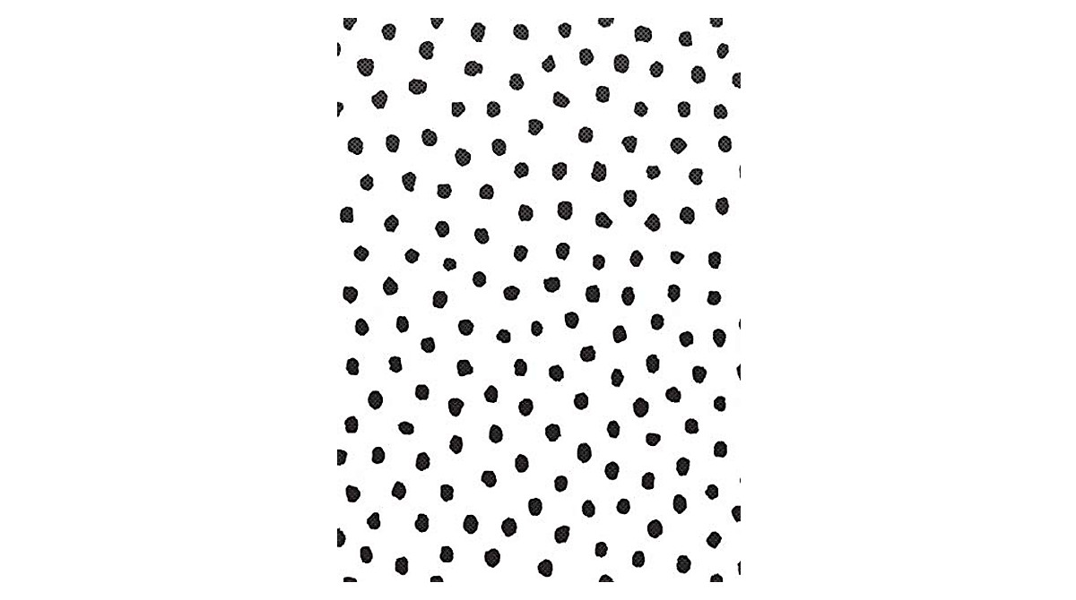 Black Dots Bulletin Board Roll for Easy Setup