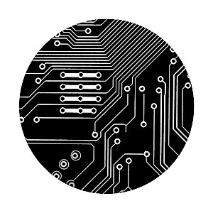 Motherboard Computer Circuit Programmer IT Coder Tech Gift PopSockets PopGrip: Swappable Grip for Phones & Tablets