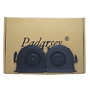 Padarsey Original Replacement CPU Cooling Fan Left and Right Set Compatible for 15" MacBook Pro A1398 2013 2014 2015 Series, Compatible Part Number KDB06105HCA03AEL KD06105HCA04AEM