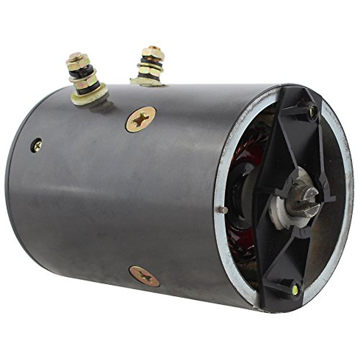 New Premium Slot Shaft Plow Motor Compatible with Western Fisher Snow Plow Applications Replaces 46-2584 46-3618 MUE6206AS MUE6306 MUE6306A MUE7001 46-4175 405-10118 56363 21500 MPV21500 21500-1
