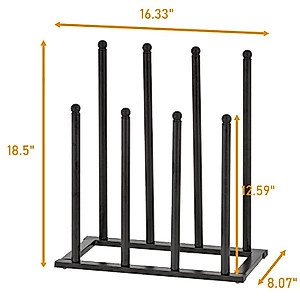 Alexent Traditional Bamboo Wood Boot Rack Tall Shoes Boot Rack Free Standing Shoe Racks for Closet Entryways Bedroom Patio Women Gift, Fit for 16in Boot