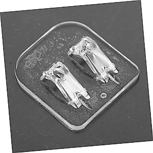 FELTECHELECTR 20pcs Transparent Adhesive Hooks for Towels Shower Shelves No Drilling Easy Install Bathroom Accessory Sticky Hooks Rack Hooks