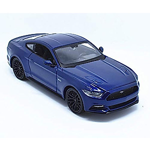 Kinsmart 2006 Ford Mustang GT Hardtop 1/38 Scale Diecast Car (Blue)