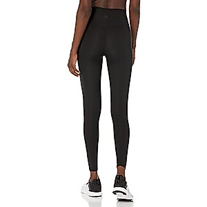 Sage Activewear Womens High Waisted 7/8 - Moisture Wicking Tummy Control Stretch Athletic Rise Yoga Pant Leggings, Deep Black, X-Small US