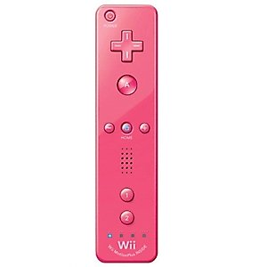 Nintendo Wii Remote Plus - Pink (Bulk Packaging) (Renewed)