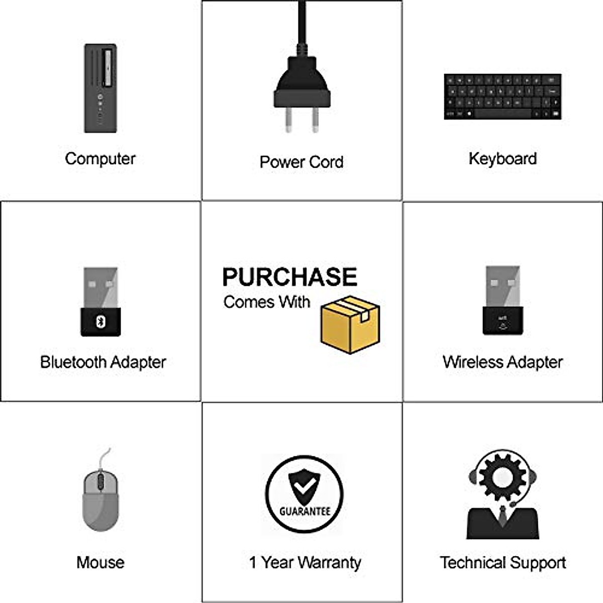DELL OPTIPLEX 390 DT Desktop Computer, Intel Core I3-2100 3.1GHz, 8GB DDR3, 1TB, DVD, WIFI, HDMI, VGA, Bluetooth 4.0, Windows 10 Professional 64 Bit (Renewed)