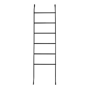 Amazon Basics Leaning Ladder Rack for Blankets or Towels
