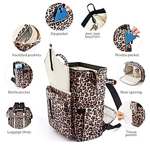 LitBear Diaper Bag Backpack, Fashion Large Capacity Multifunction Nappy Bags