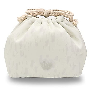 TOYO CASE Animal Lunch Pouch Drawstring Bag Insulation Aluminum Sheet inside POLAR BEAR