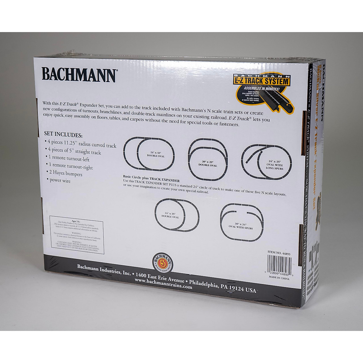 E-Z TRACK® EXPANDER PACK - Nickel Silver - N Scale