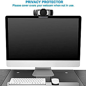 Lyzeous 3 Camera Protective Covers Camera Lens Dust Cover Webcam Protective Cover Protects Privacy and Security