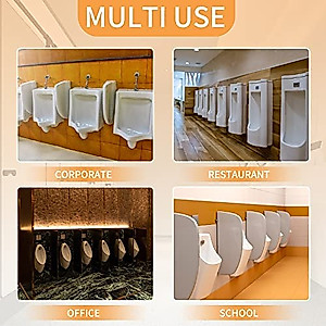 NEW EMBARK Urinal Screen Deodorizer - Urinal Cakes Anti-Splash Urinal Screen for Toilets at Home Office Bar Gyms Restaurants Schools - Toilet Urinal Guard with Lemon and Orange Scents 6.3"x6.3", 10pcs