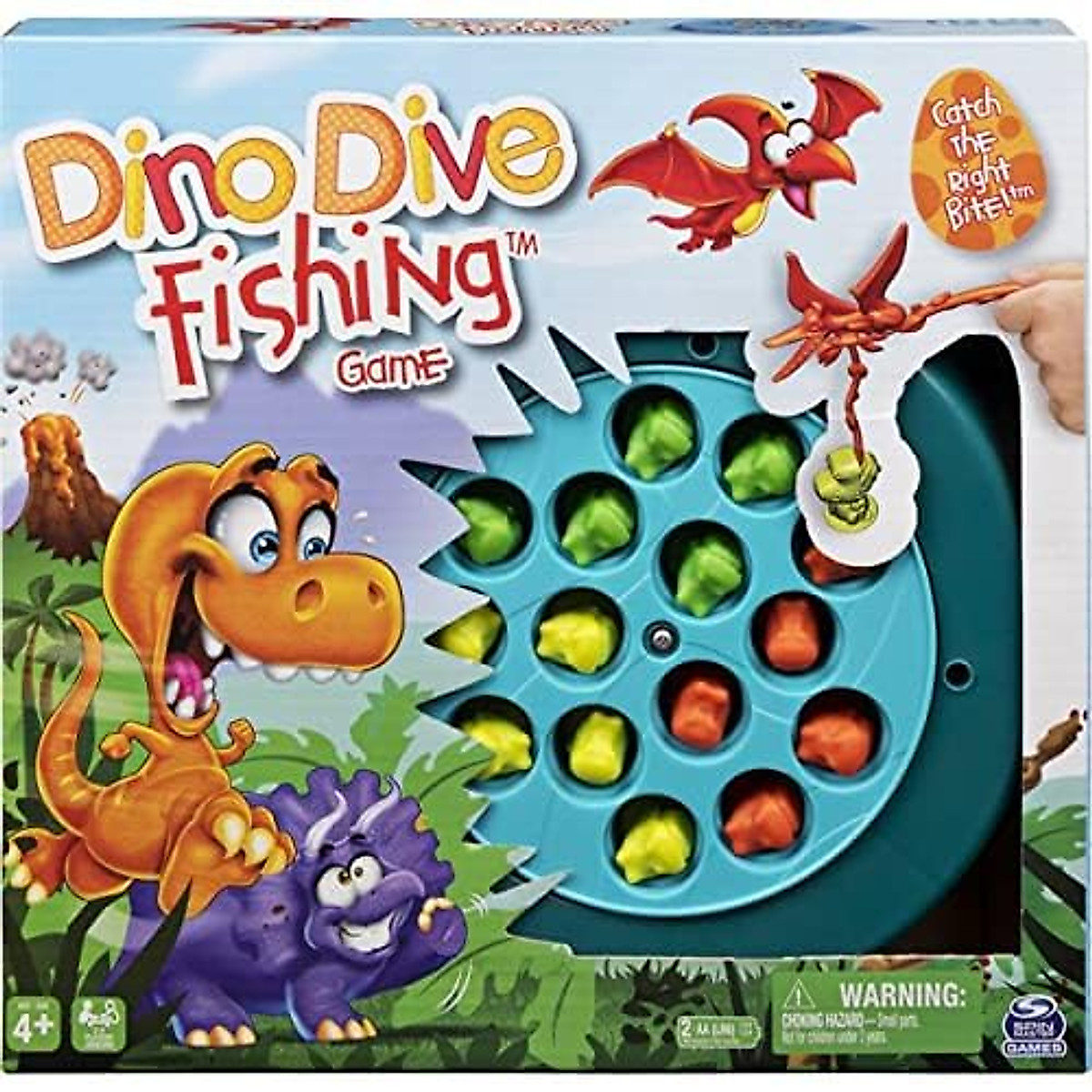 Dino Dive Fishing Board Game
