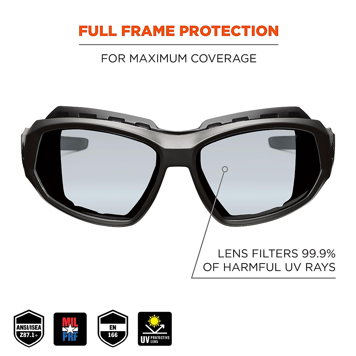 Ergodyne - Loki Anti-Fog In/Outdoor Lens Blk Safety Glasses (56083)