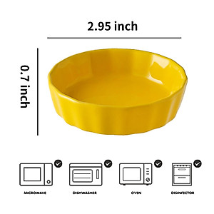 HSOFBLUES Small Dipping Bowls for Soy Sauces, Salsa Dressings, Multi-color, 5 Packs